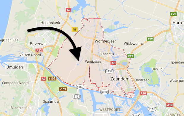 Van De Kaart | Kaart