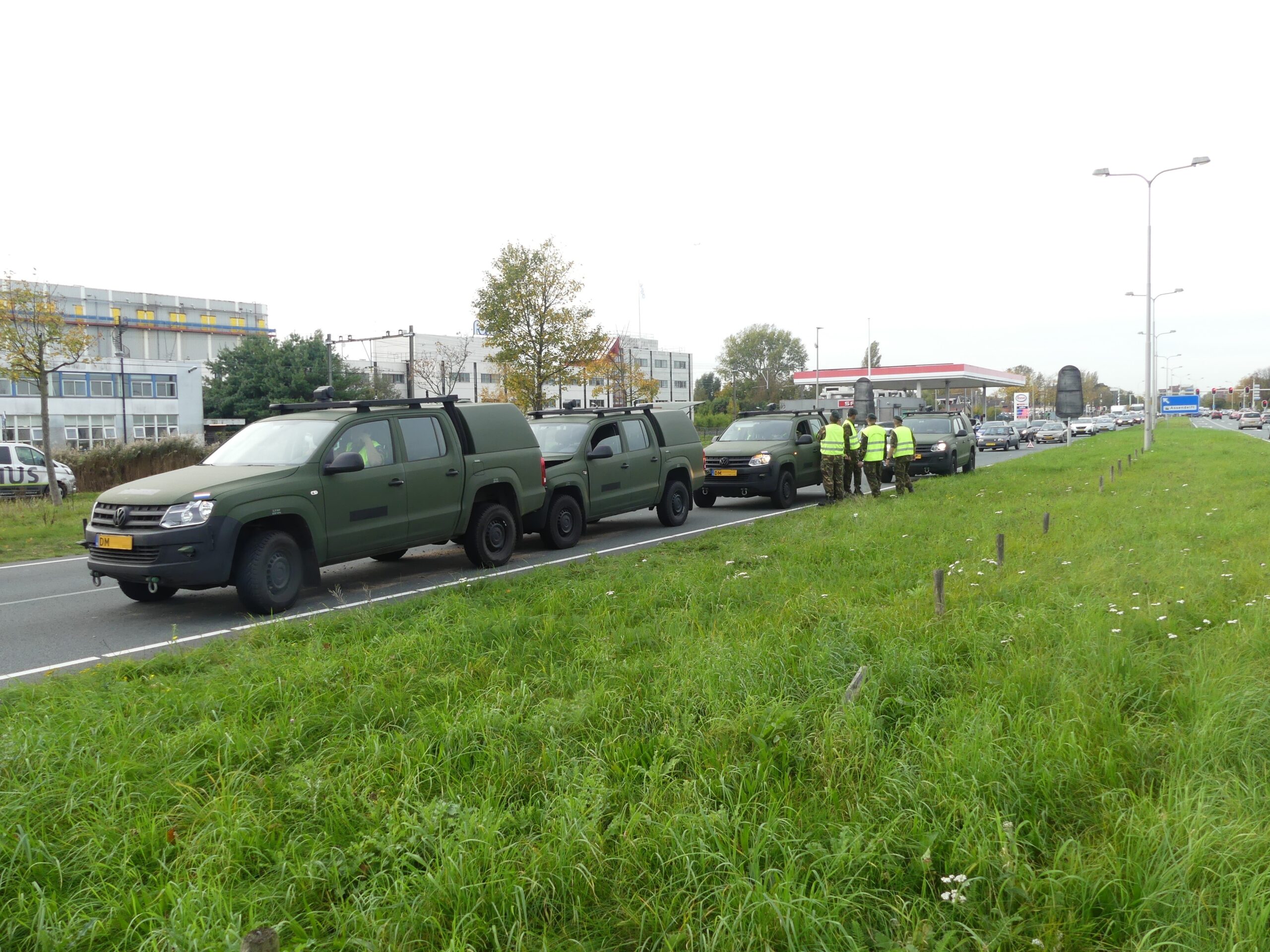 Aanrijding voertuigen Koninklijke Landmacht (N203) - De Orkaan