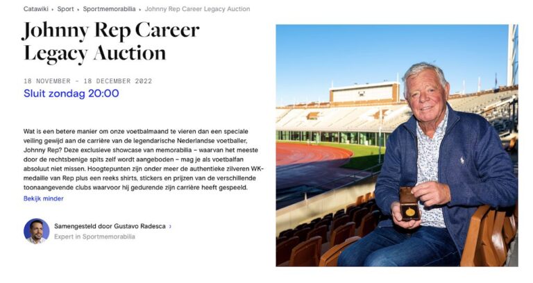 Johnny Rep in de uitverkoop - De Orkaan