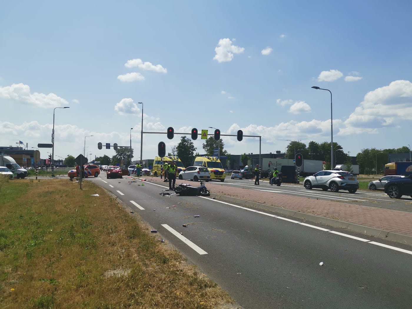Gewonden bij ernstig ongeval N246 - De Orkaan