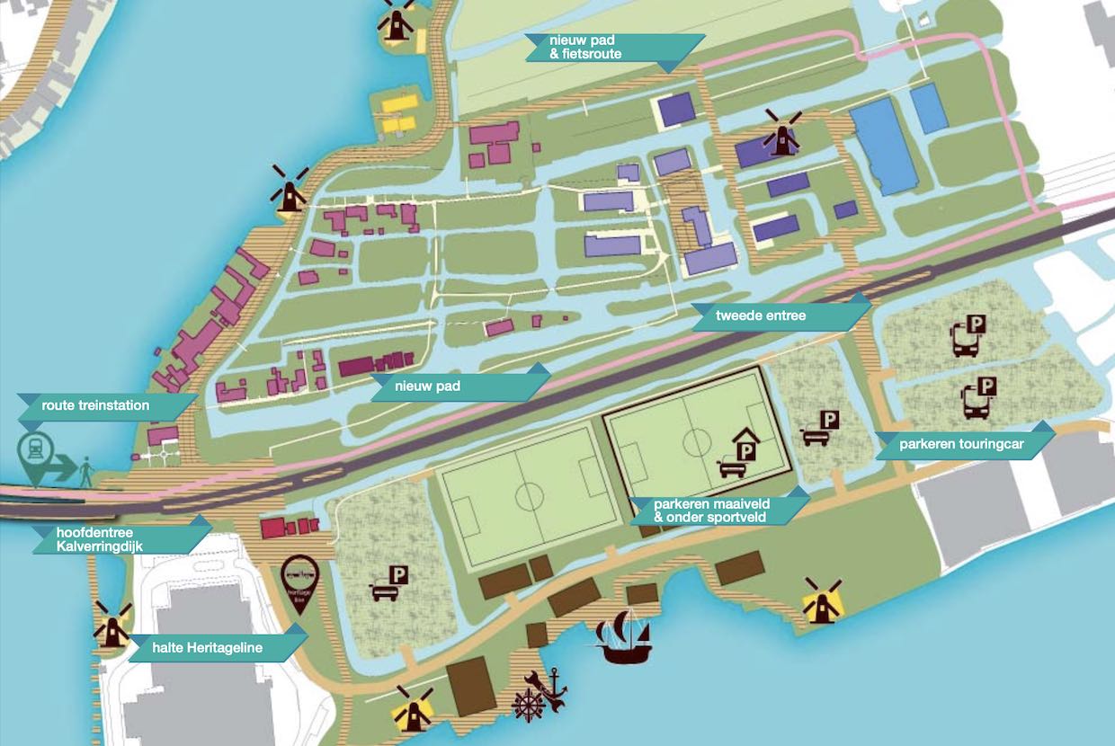 Zaanse Dromen #55: Parkeergarage, loopbrug, fietsroute Zaanse Schans ...